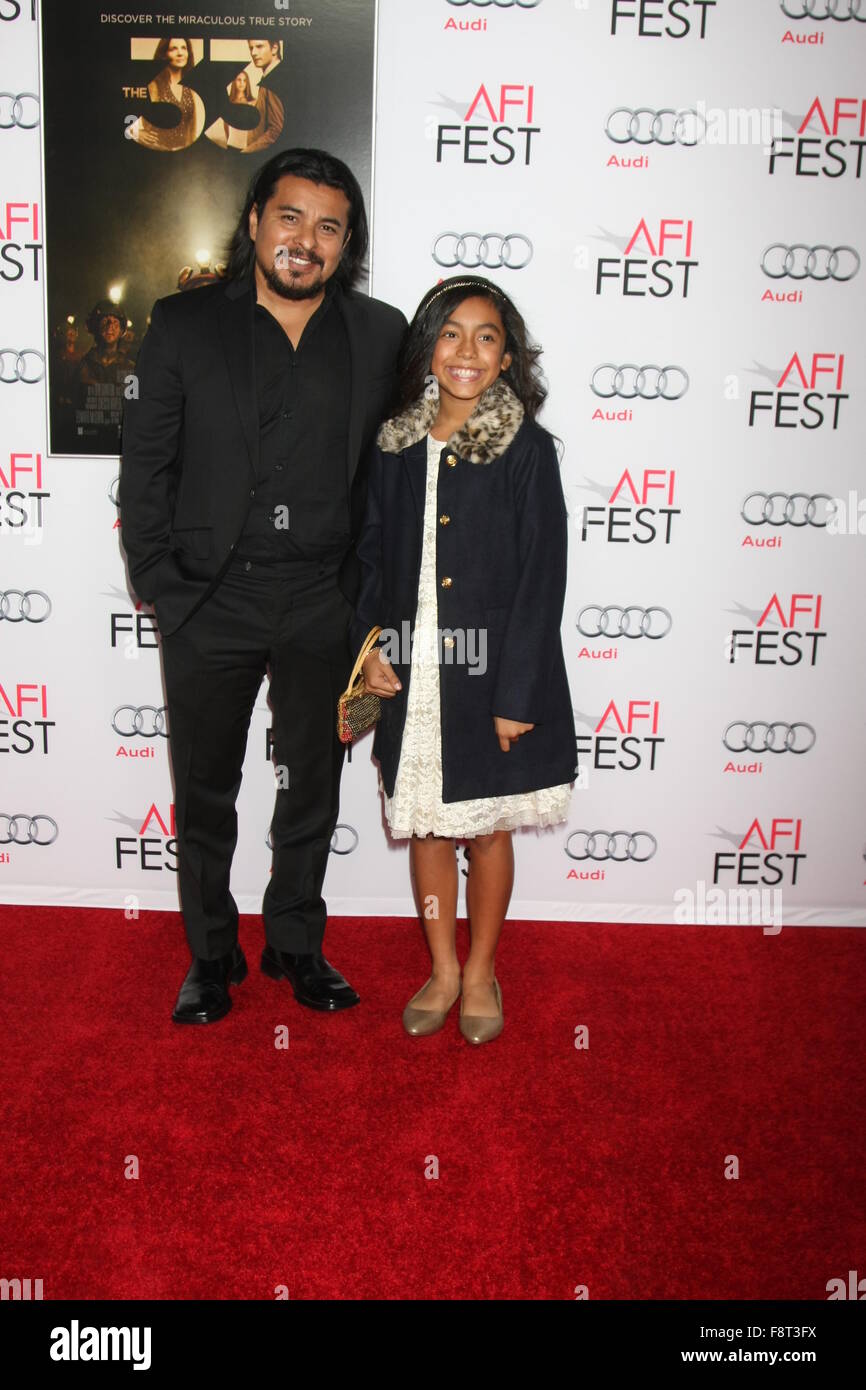 AFI Fest 2015 - The 33 Premiere Featuring: Jacob Vargas, daughter Where ...