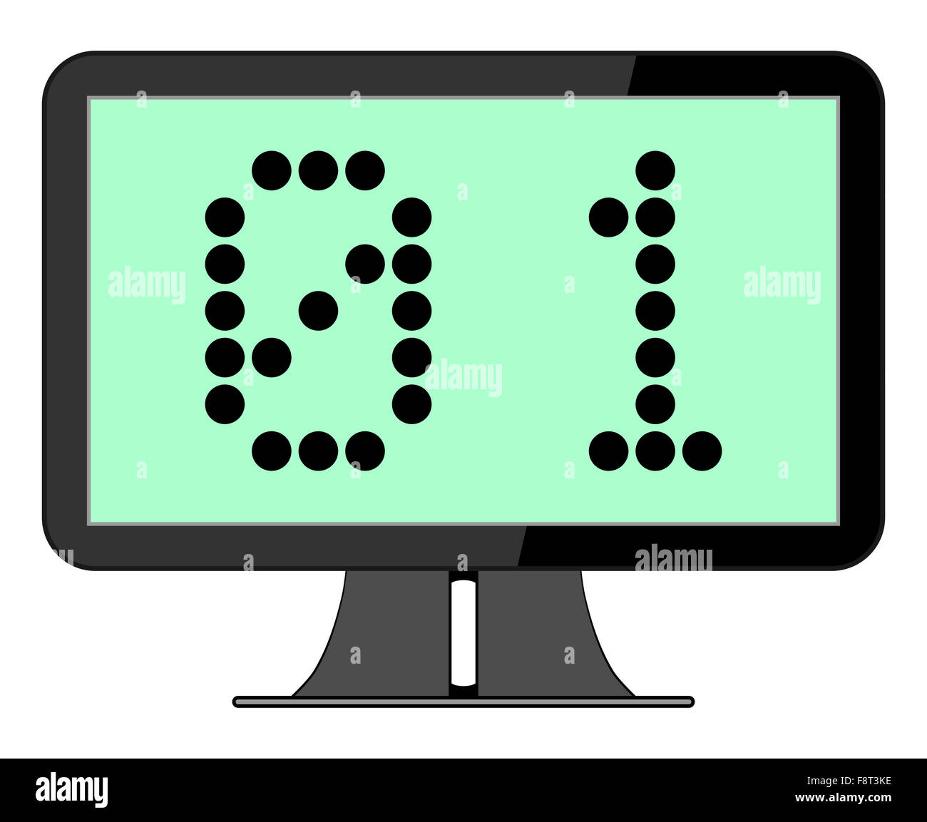 An illustration of a computer screen with the binary zero and one ...