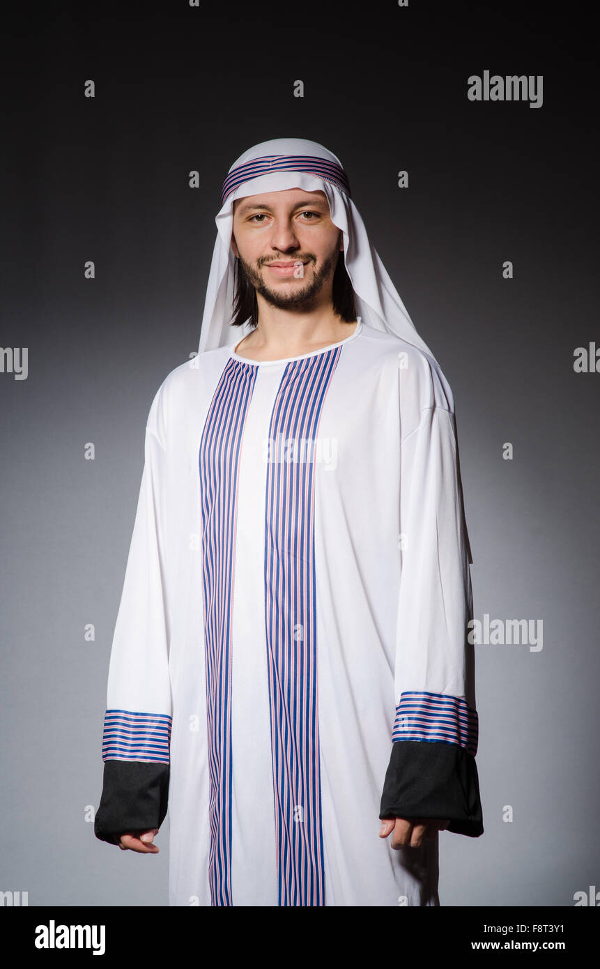 Arab man in diversity concept Stock Photo - Alamy