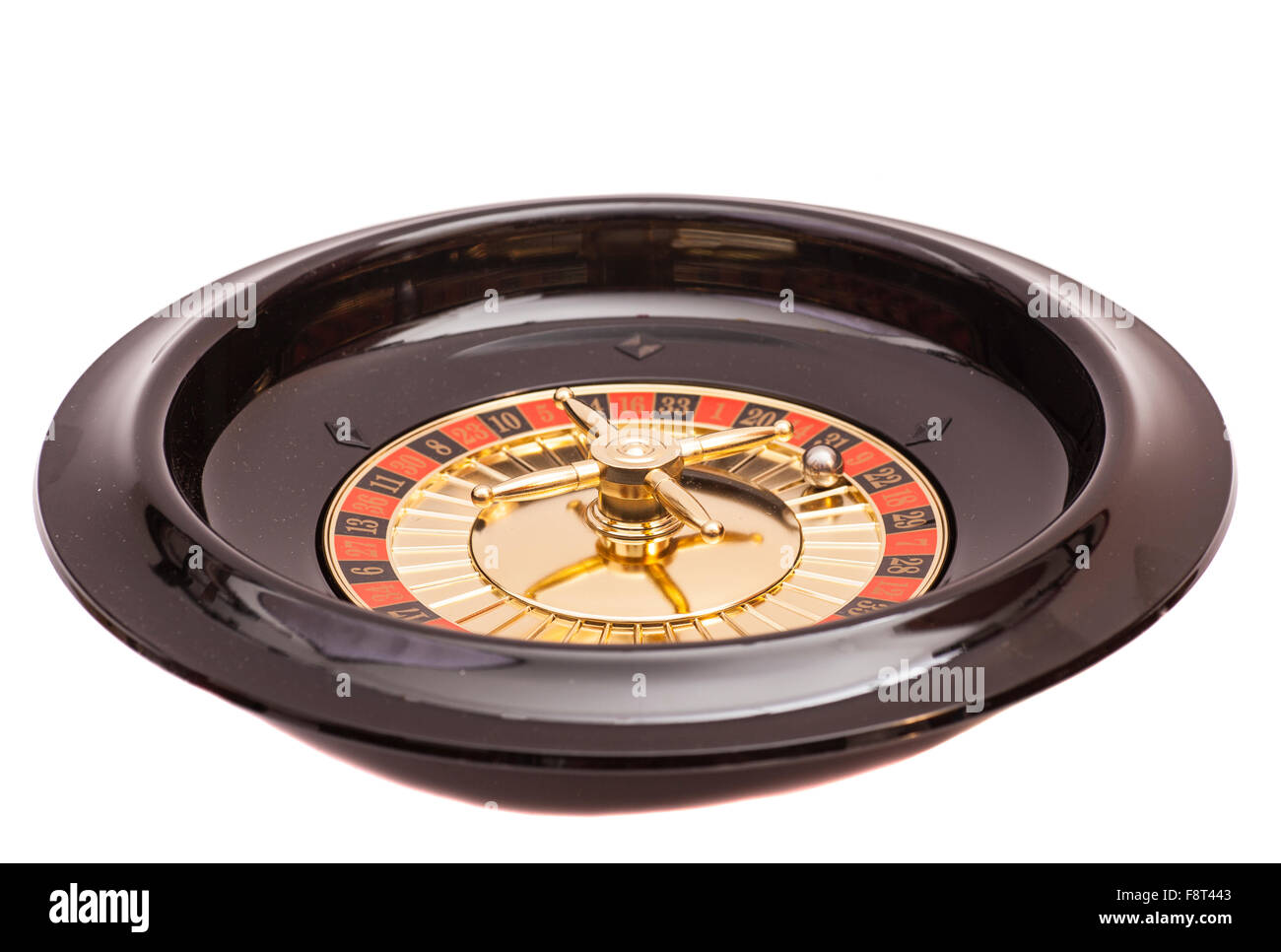 Roulette wheel isolated on gray background Stock Photo - Alamy