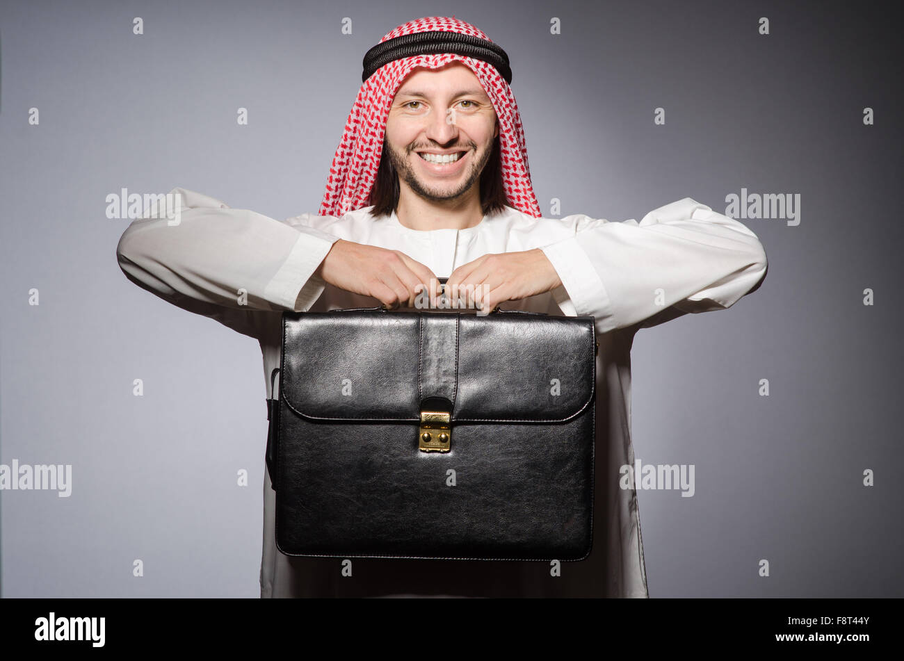 Arab man in diversity concept Stock Photo - Alamy