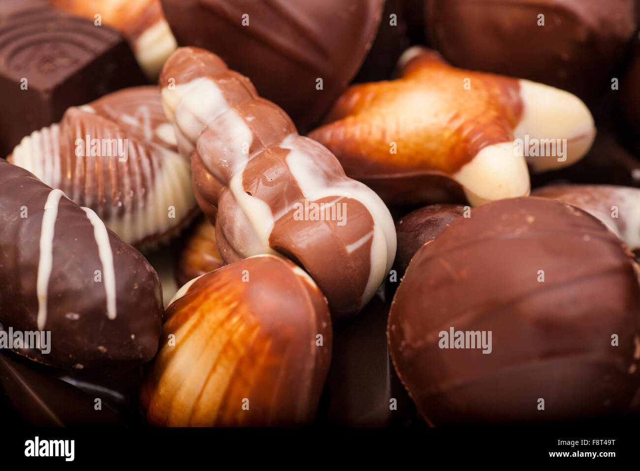 An assortment chocolates Stock Photo - Alamy