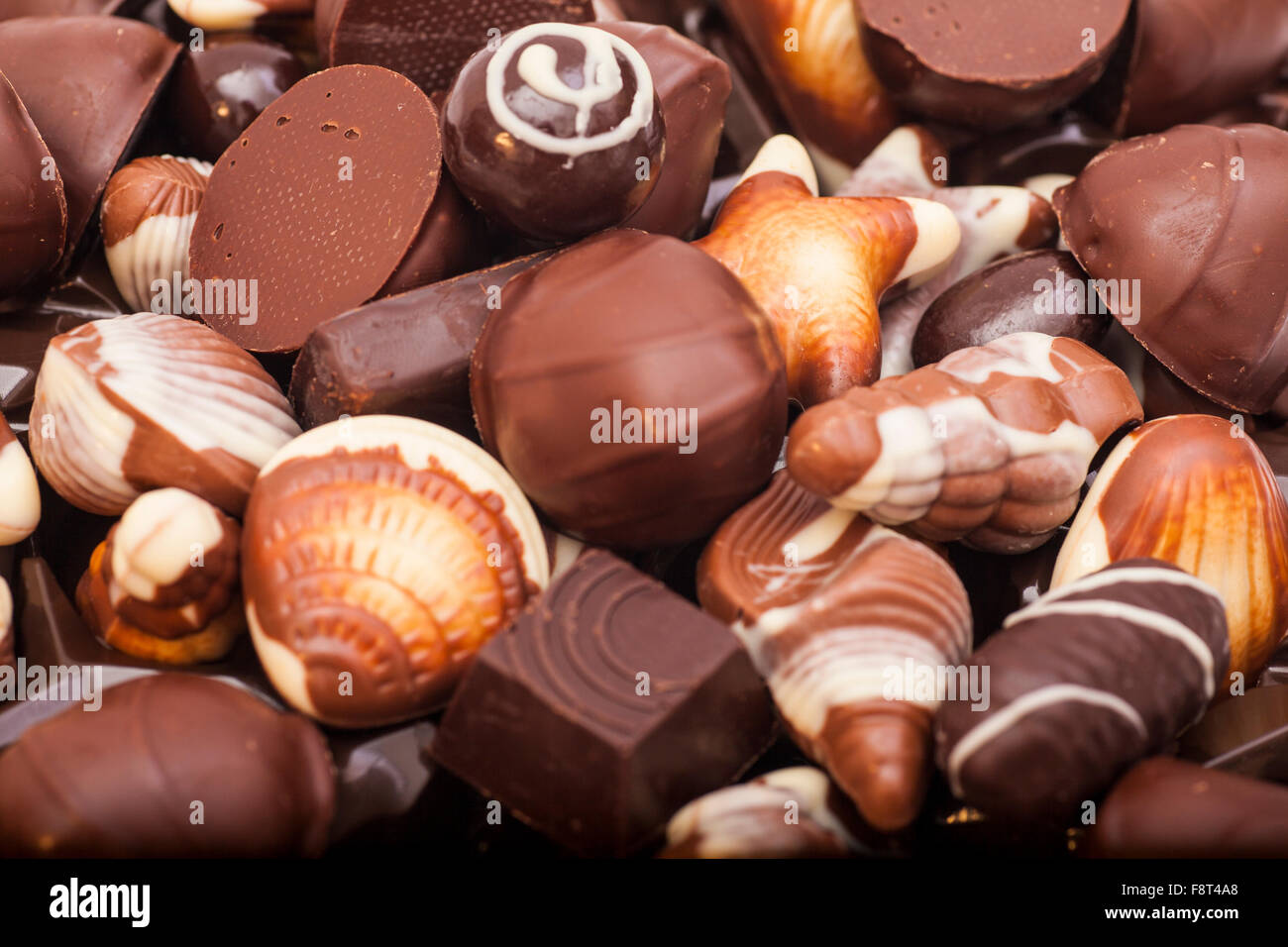 An assortment chocolates Stock Photo - Alamy