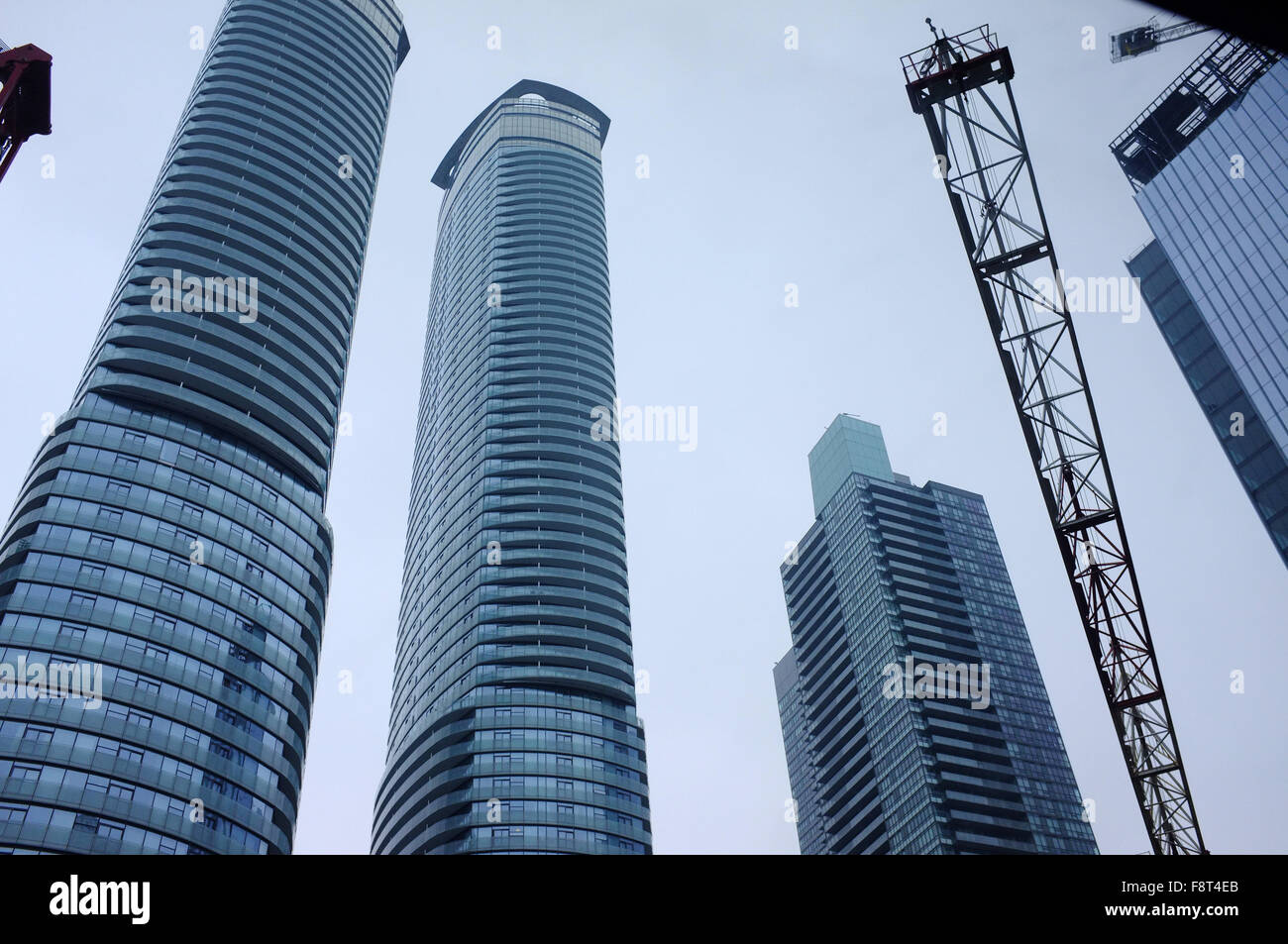Construction work in the centre of Toronto Stock Photo - Alamy