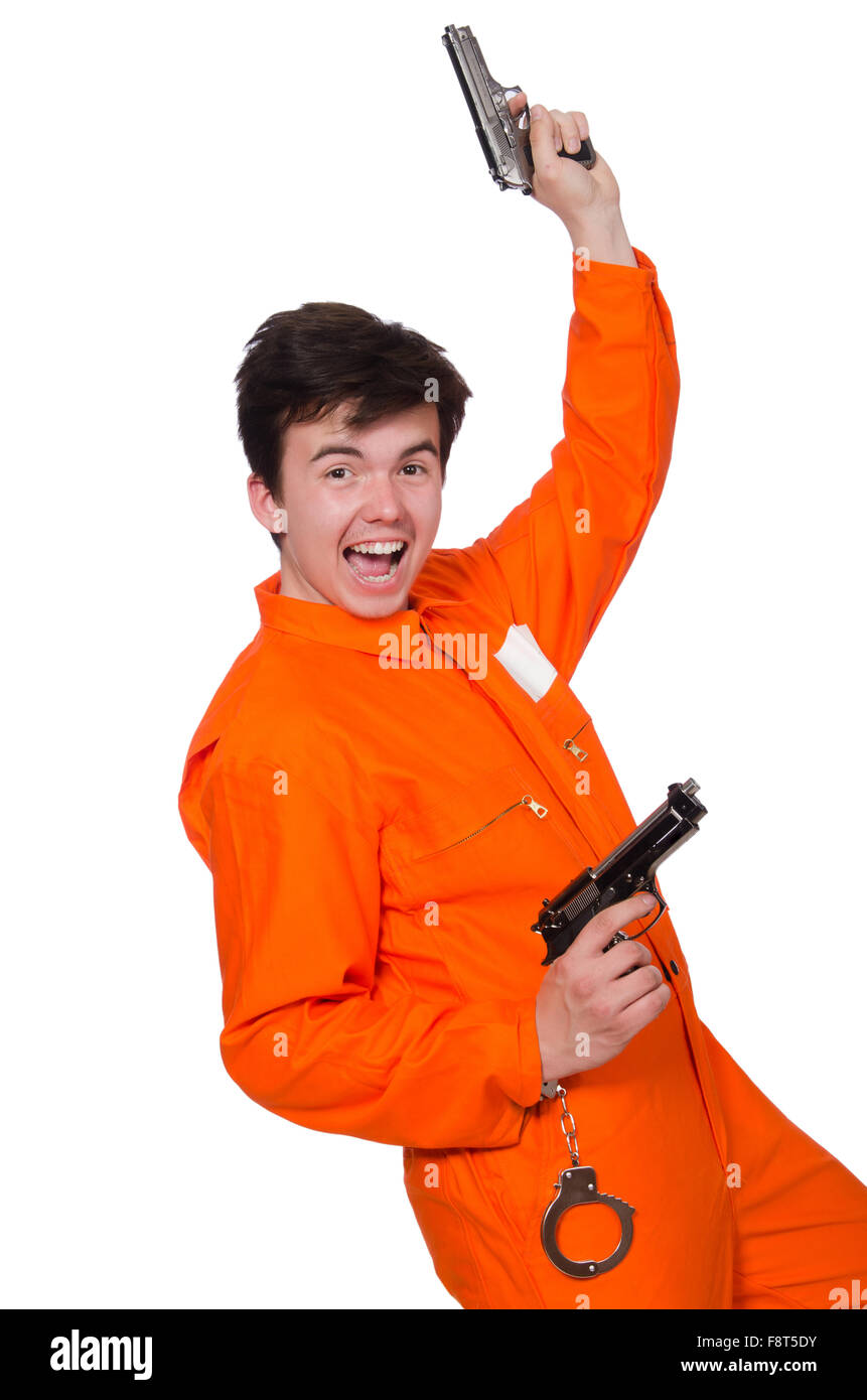 Funny prison inmate in concept Stock Photo - Alamy