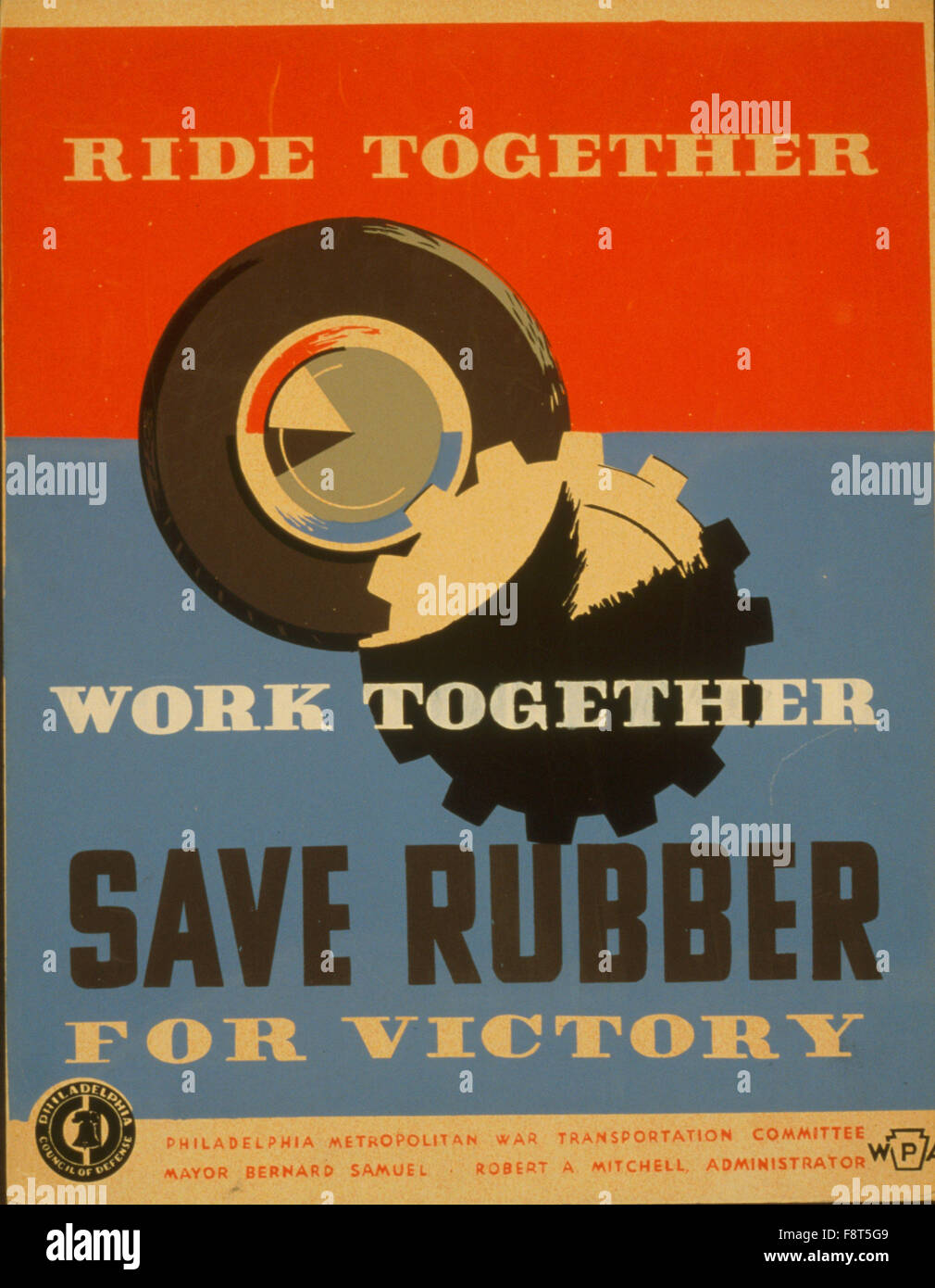 Work Projects Administration (WPA) poster promoting what civilians ...