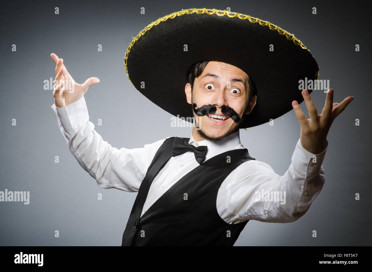 Mexican man in funny concept Stock Photo - Alamy