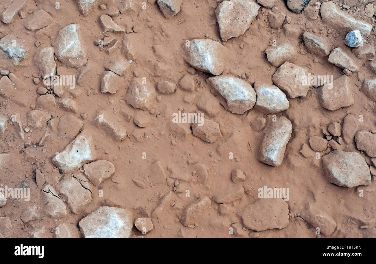 Abstract background showing stones in a muddy pool of water Stock Photo ...
