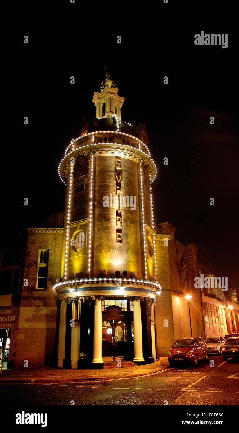 The Sunderland Empire at night Stock Photo - Alamy