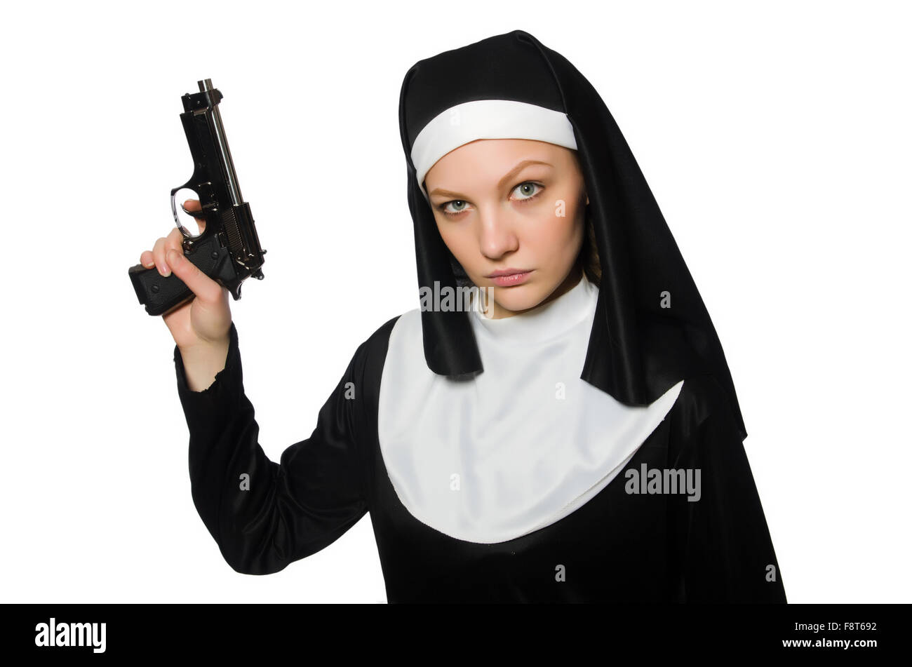 Nun gun isolated on white hi-res stock photography and images - Alamy