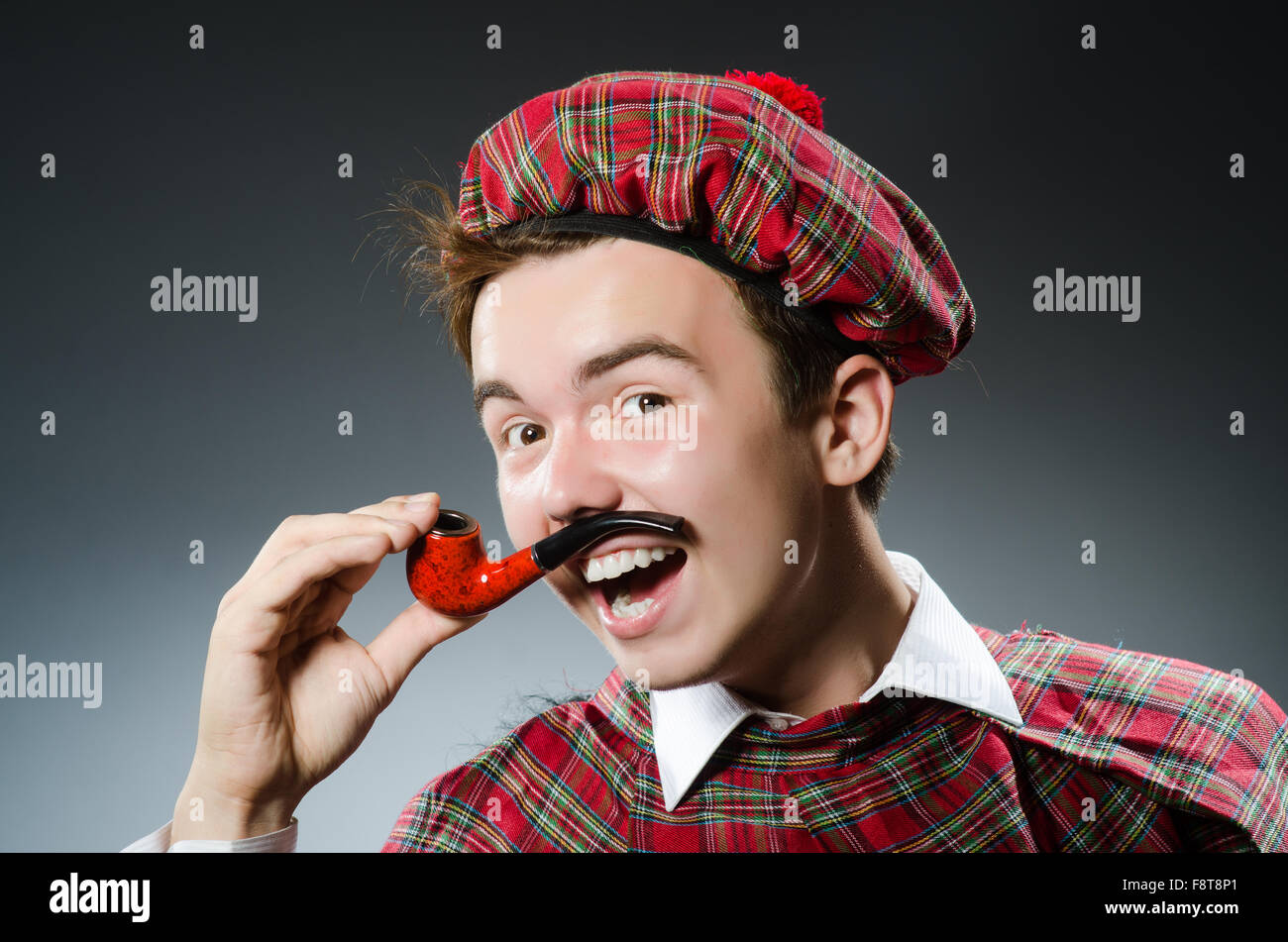 Funny Scotsman Smoking Pipe High Resolution Stock Photography and ...