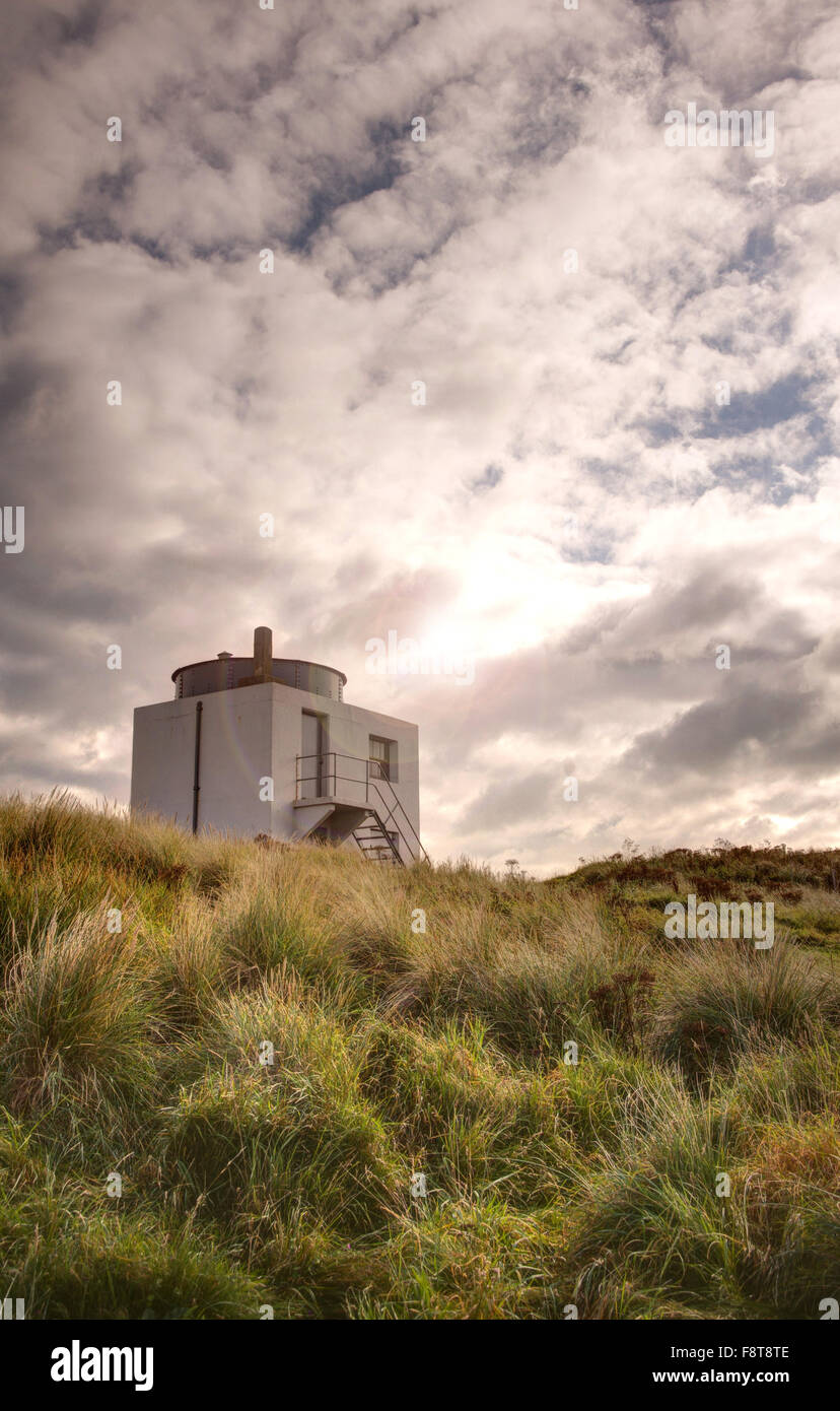 Observation tower, Blyth battery , Northumberland, England Stock Photo ...