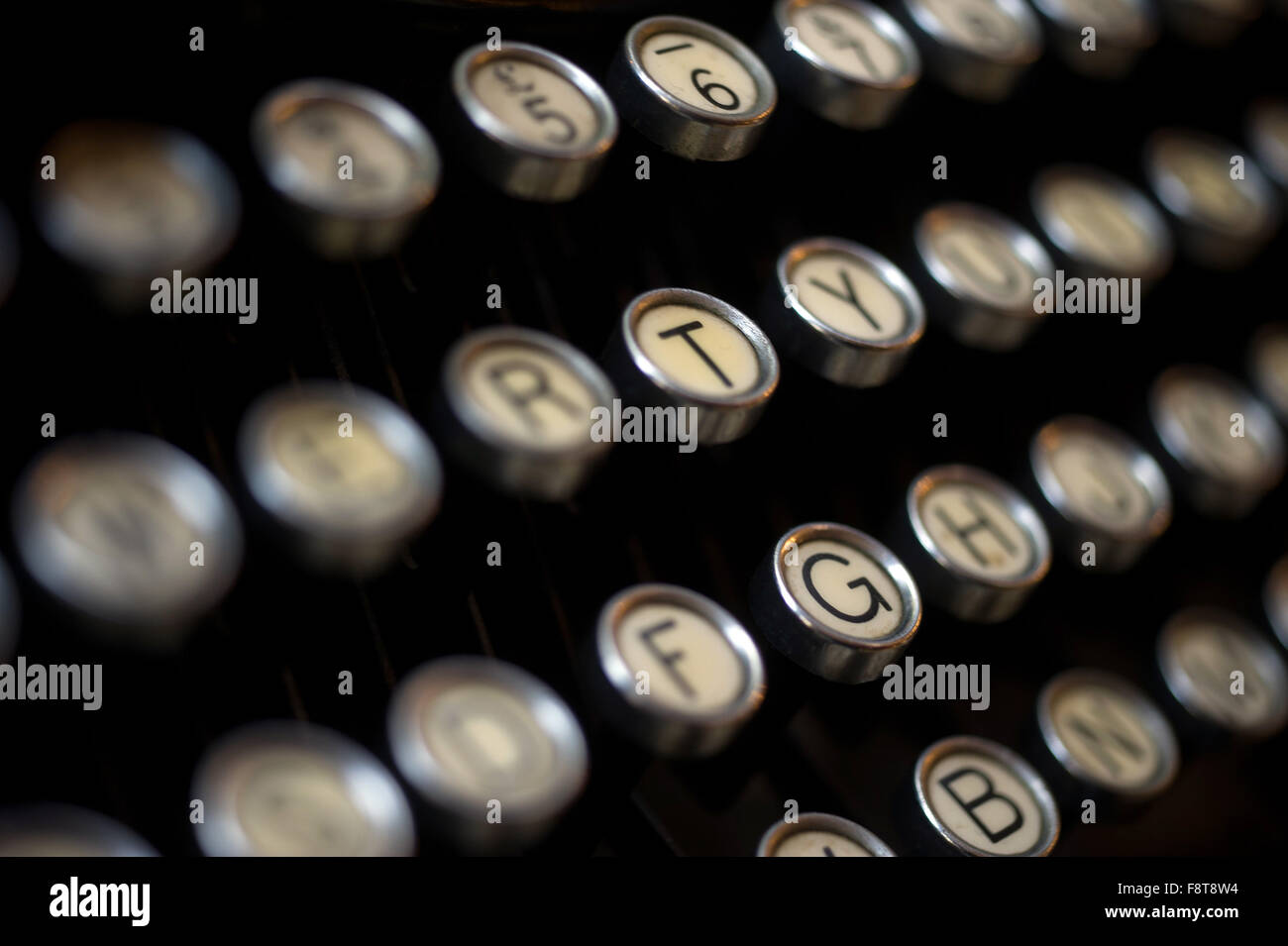 Old typewriter keys Stock Photo - Alamy
