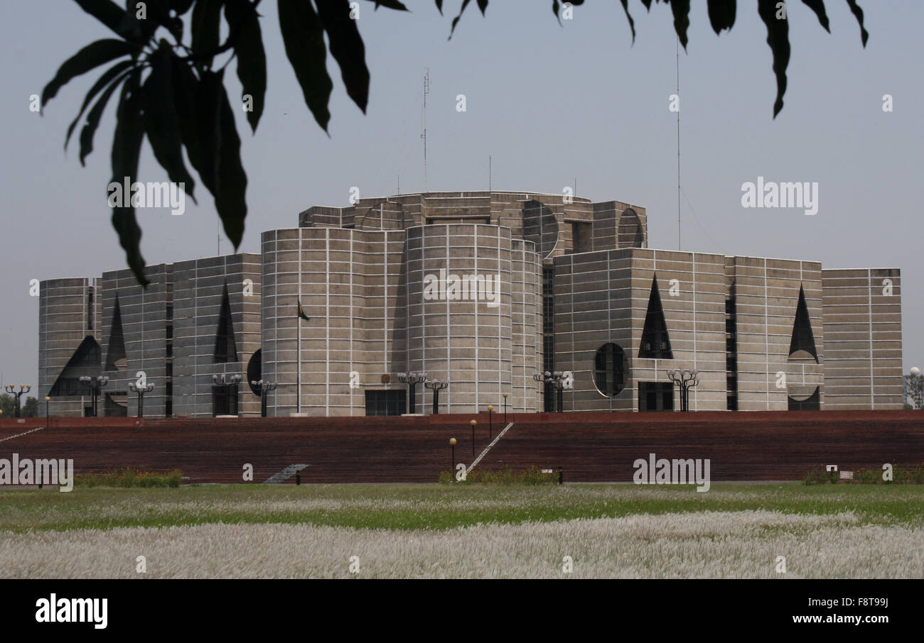 The National Parliament House of Bangladesh. This magnificent building ...