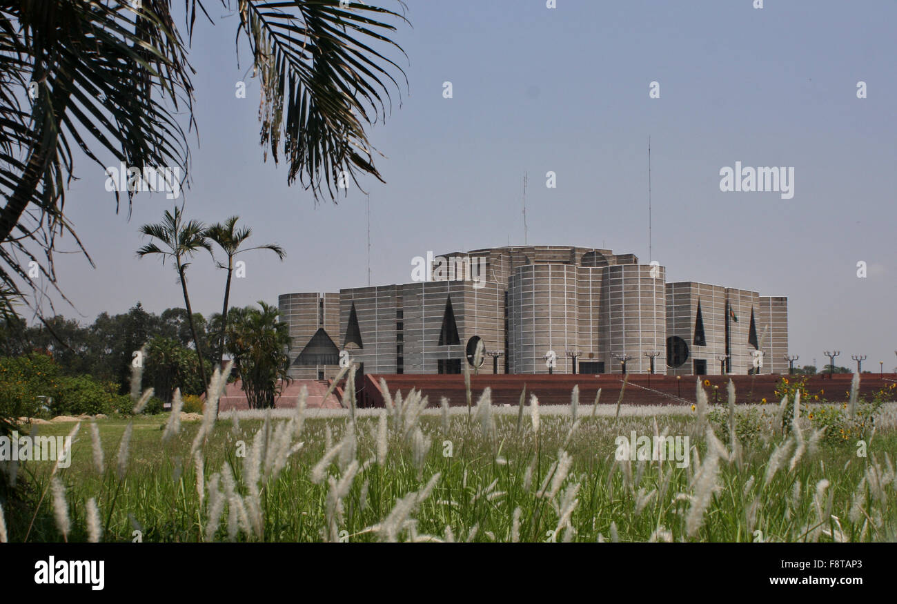 The National Parliament House of Bangladesh. This magnificent building ...