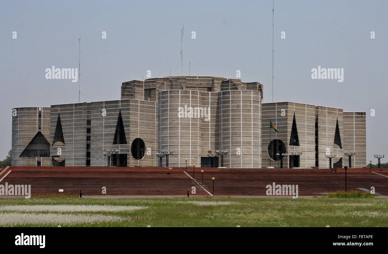 The National Parliament House of Bangladesh. This magnificent building ...