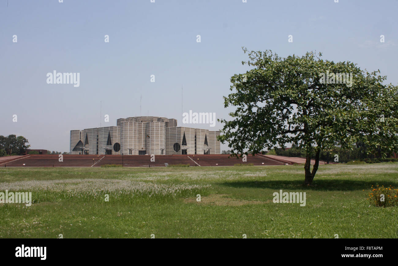The National Parliament House of Bangladesh. This magnificent building ...