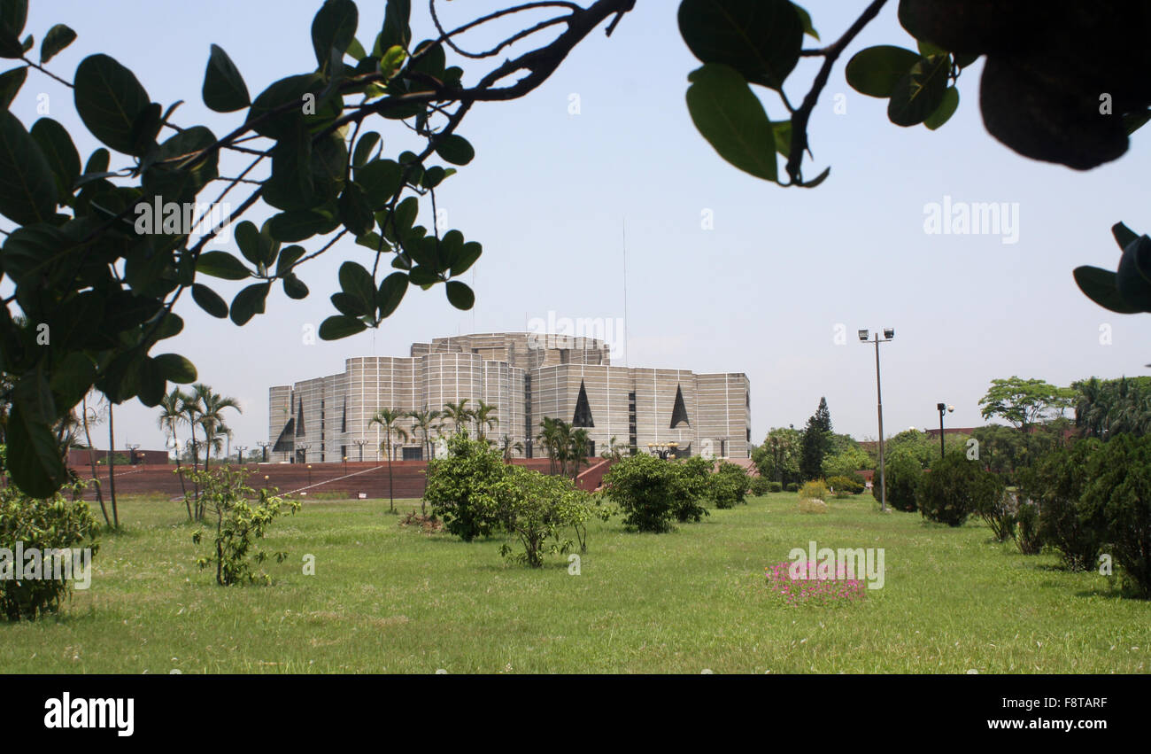 The National Parliament House of Bangladesh. This magnificent building ...