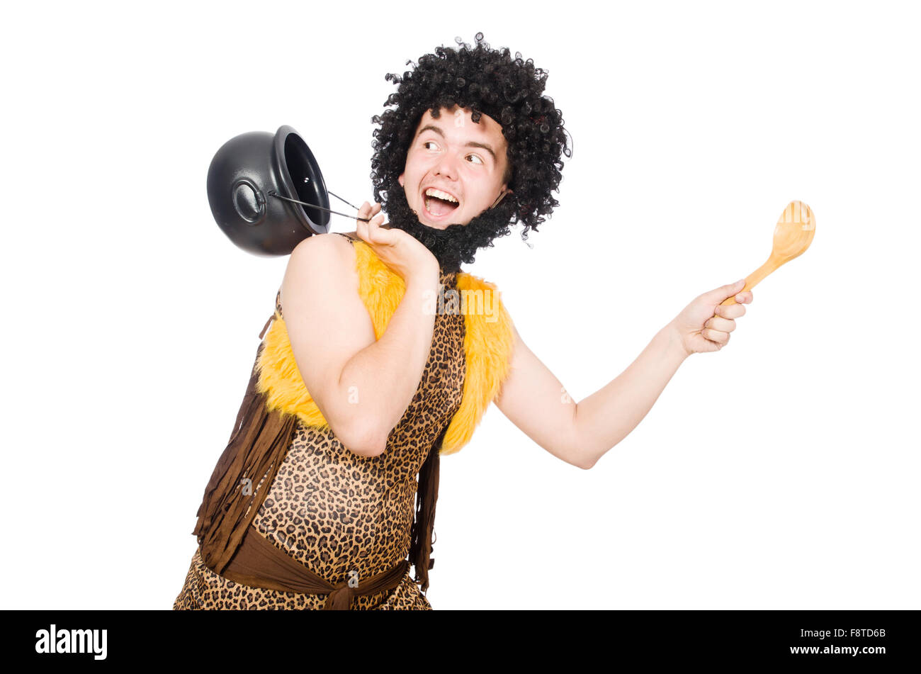 Caveman Eating Cut Out Stock Images & Pictures - Alamy
