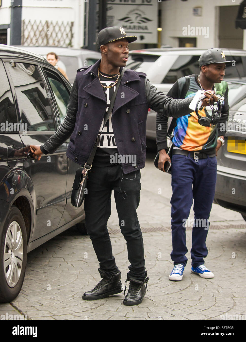 X Factor Finalists in North London Featuring: Reggie and Bollie, Reggie ...