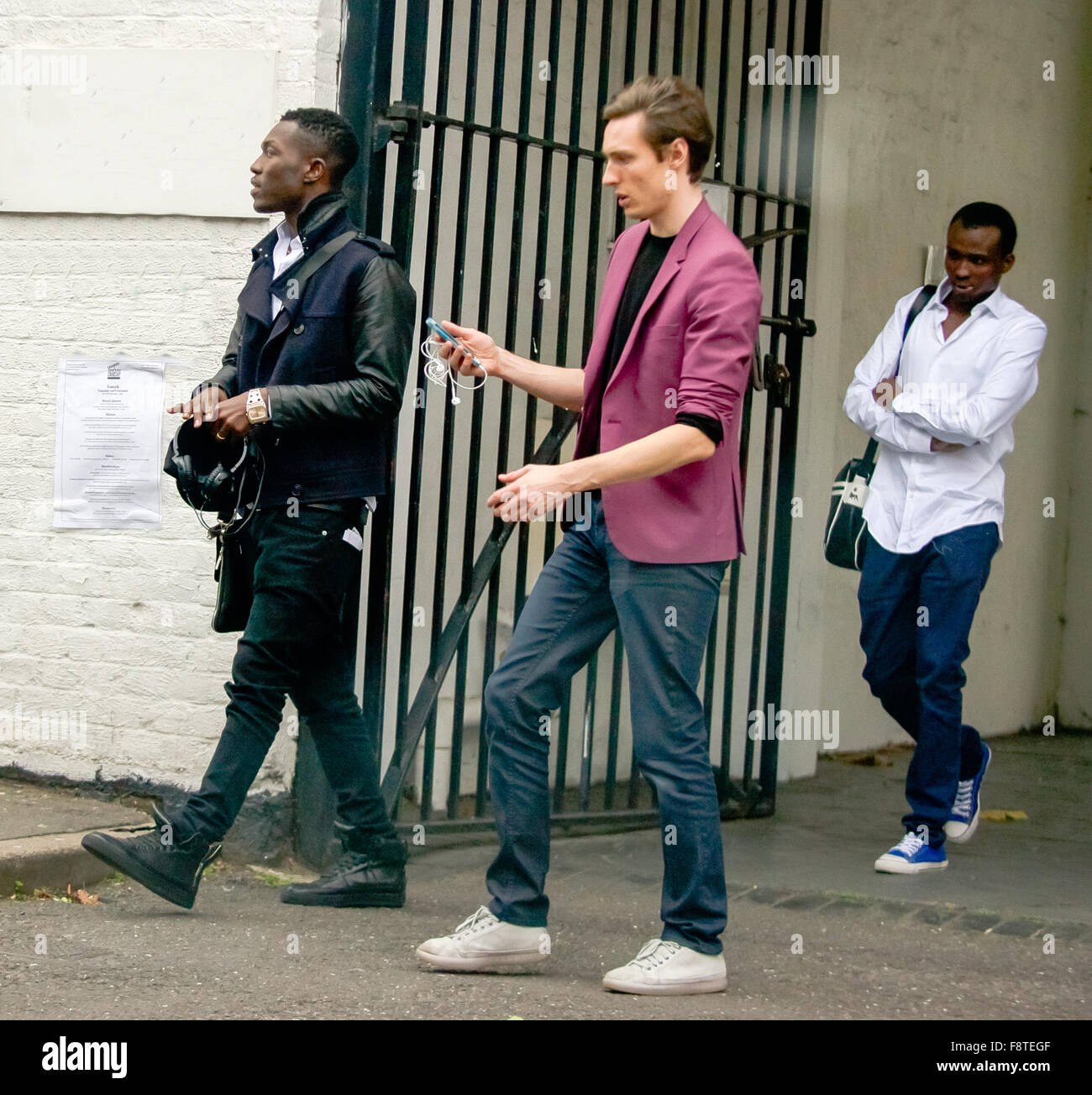 X Factor Finalists in North London Featuring: Reggie and Bollie, Reggie ...