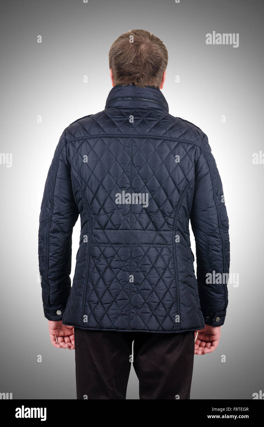 Male coat isolated on the white Stock Photo - Alamy