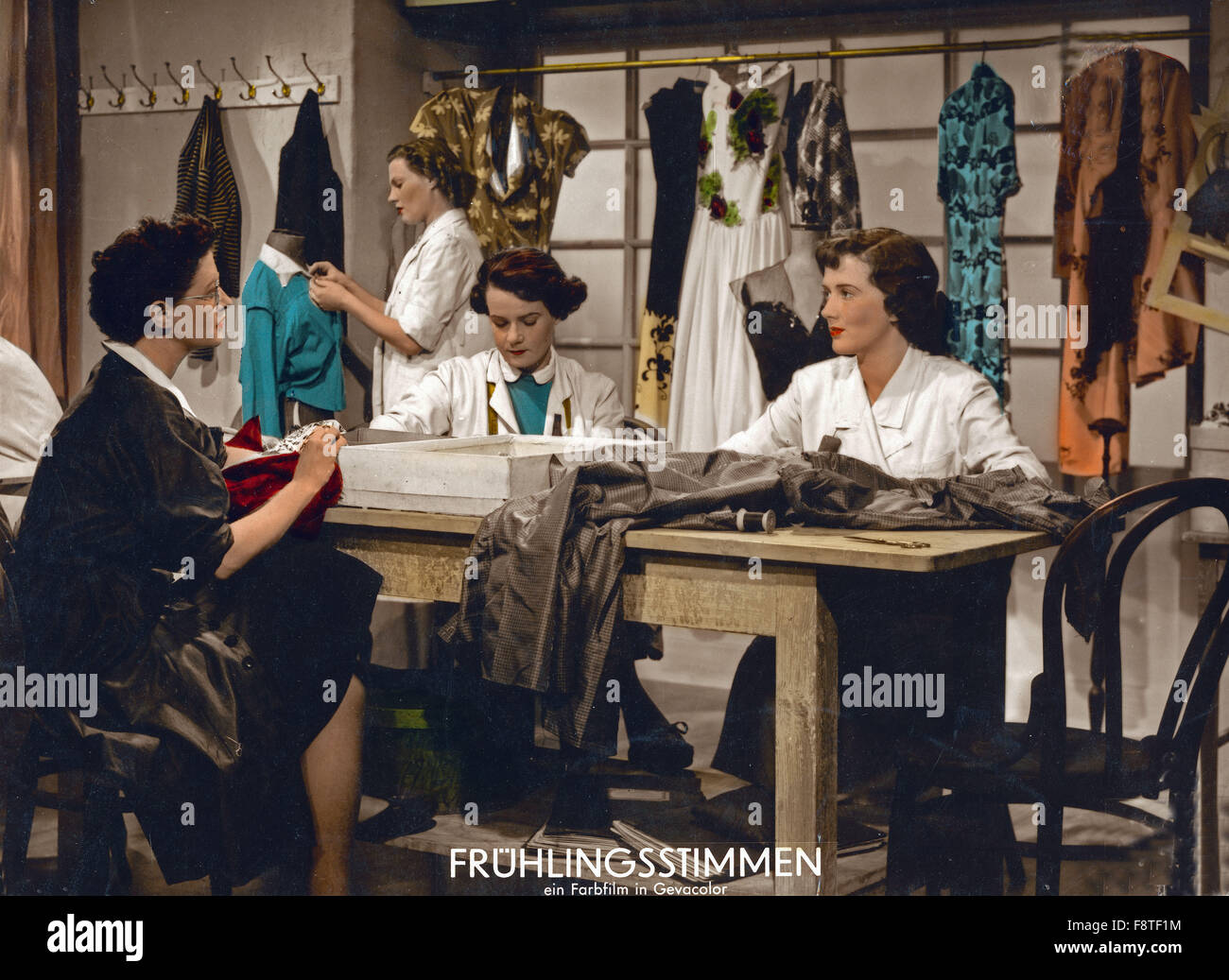 Frühlingsstimmen, Österreich 1952, Regie: Hans Thimig, Darsteller ...