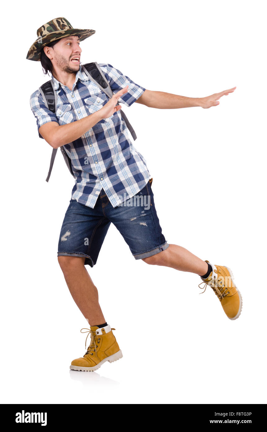 Man running back view jeans hi-res stock photography and images - Alamy