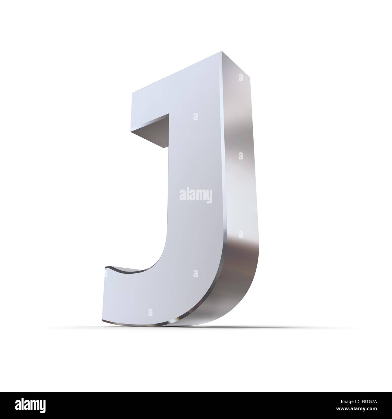 Shiny Letter J Stock Photo - Alamy