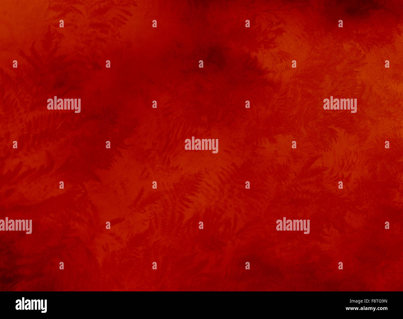 red background texture or wallpaper with ferns in filigree Stock Photo ...
