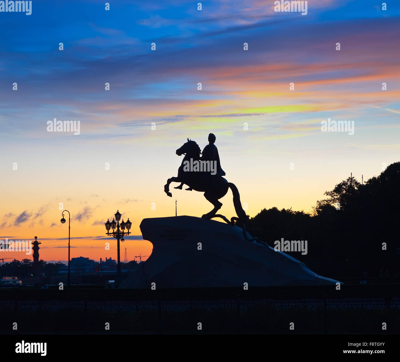 Monument of Peter the First in Saint Petersburg, Russia Stock Photo - Alamy