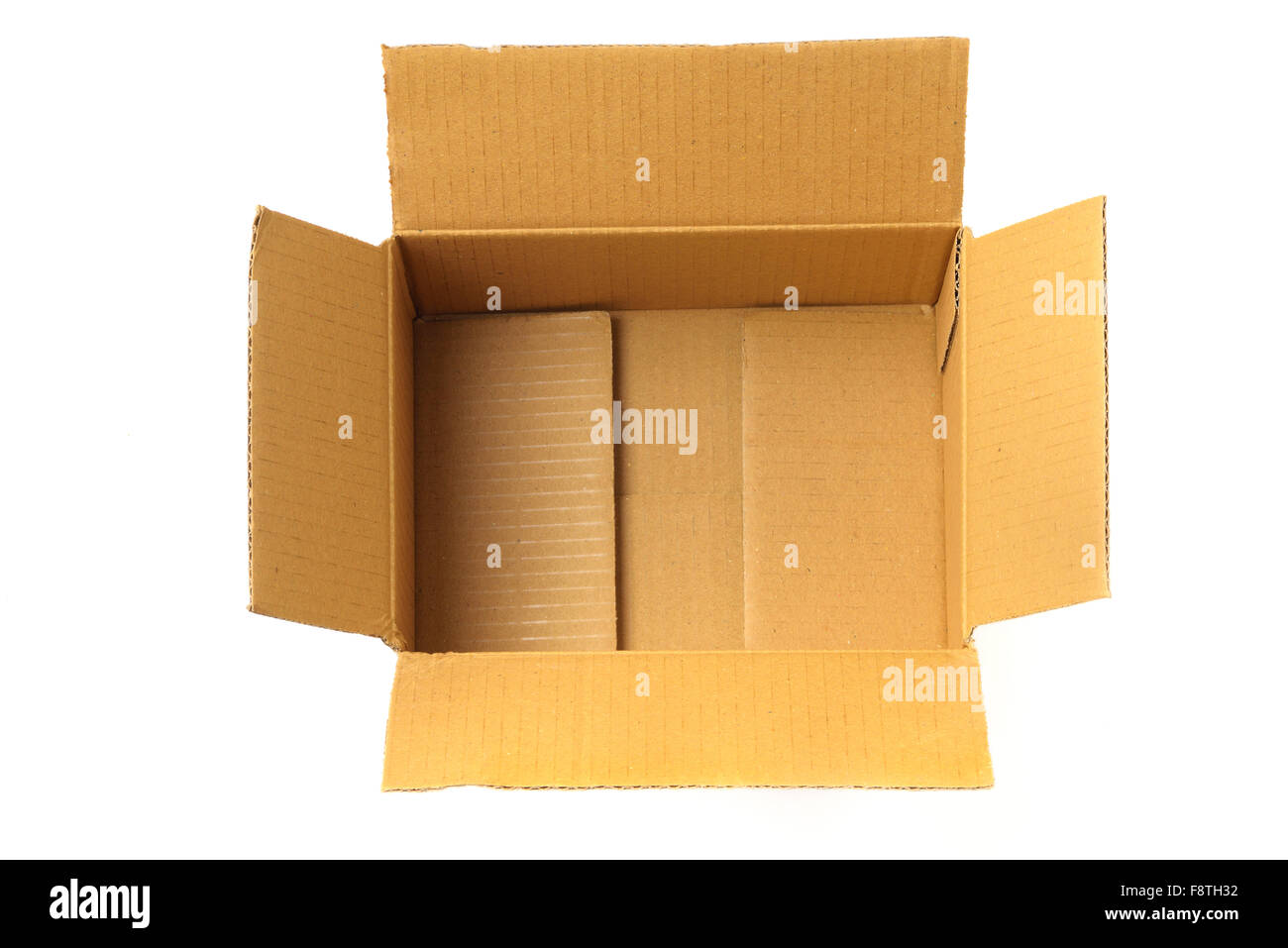 Cardboard square box on Cut Out Stock Images & Pictures - Alamy