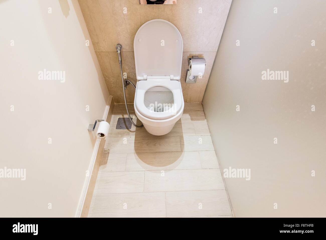 Toilet room in the modern interior Stock Photo - Alamy