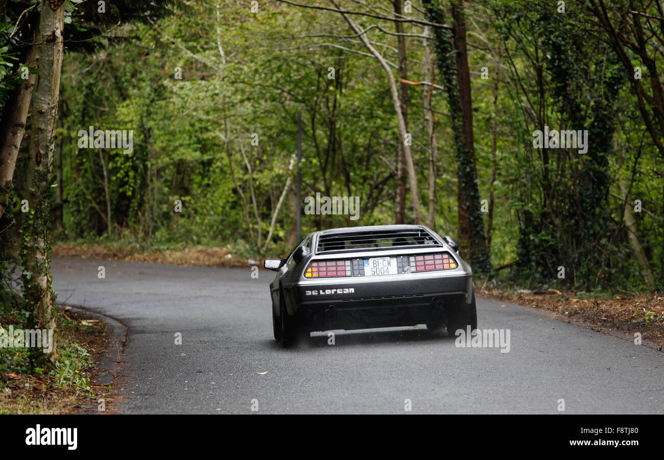 DeLorean cars return to the original Dunmurry Factory in Belfast where ...