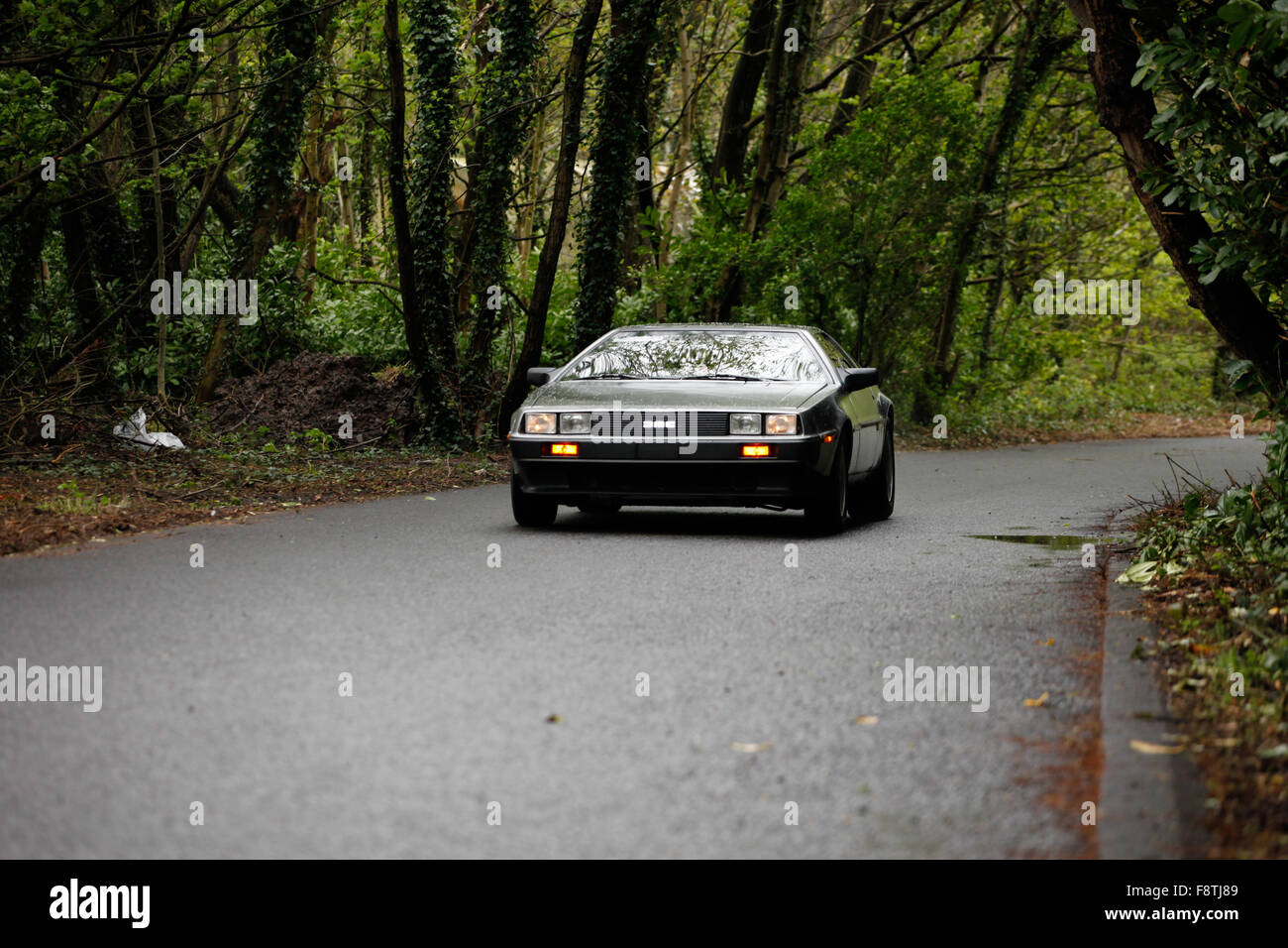 DeLorean cars return to the original Dunmurry Factory in Belfast where ...