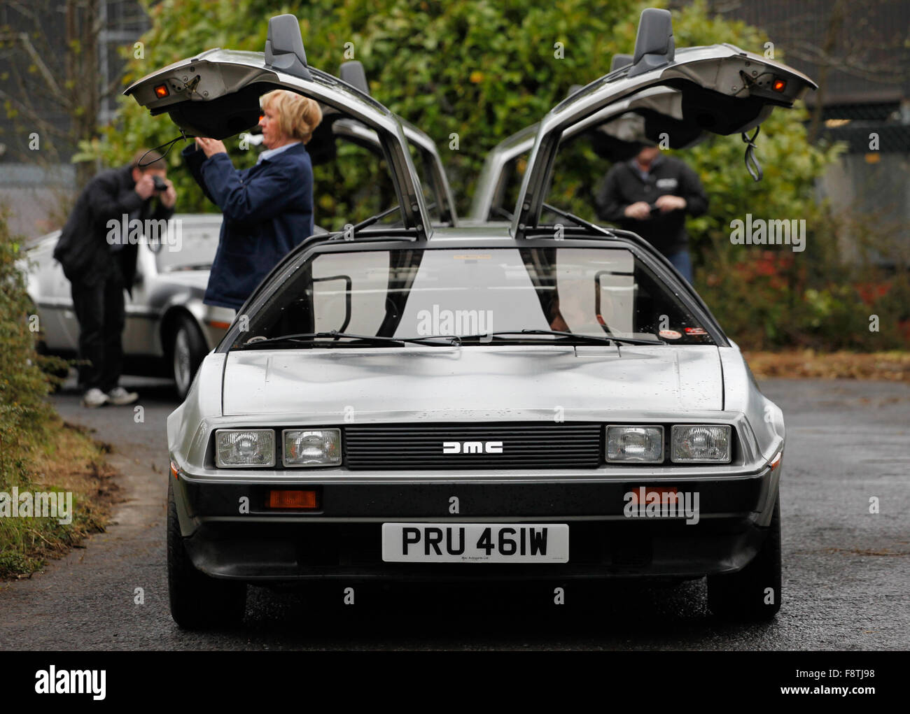 DeLorean cars return to the original Dunmurry Factory in Belfast where ...