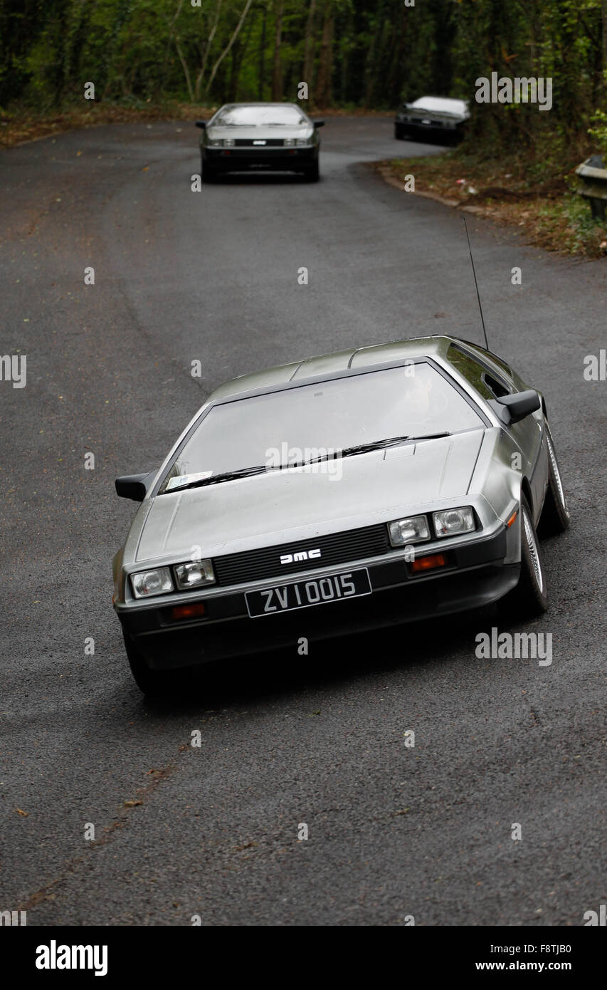 DeLorean cars return to the original Dunmurry Factory in Belfast where ...