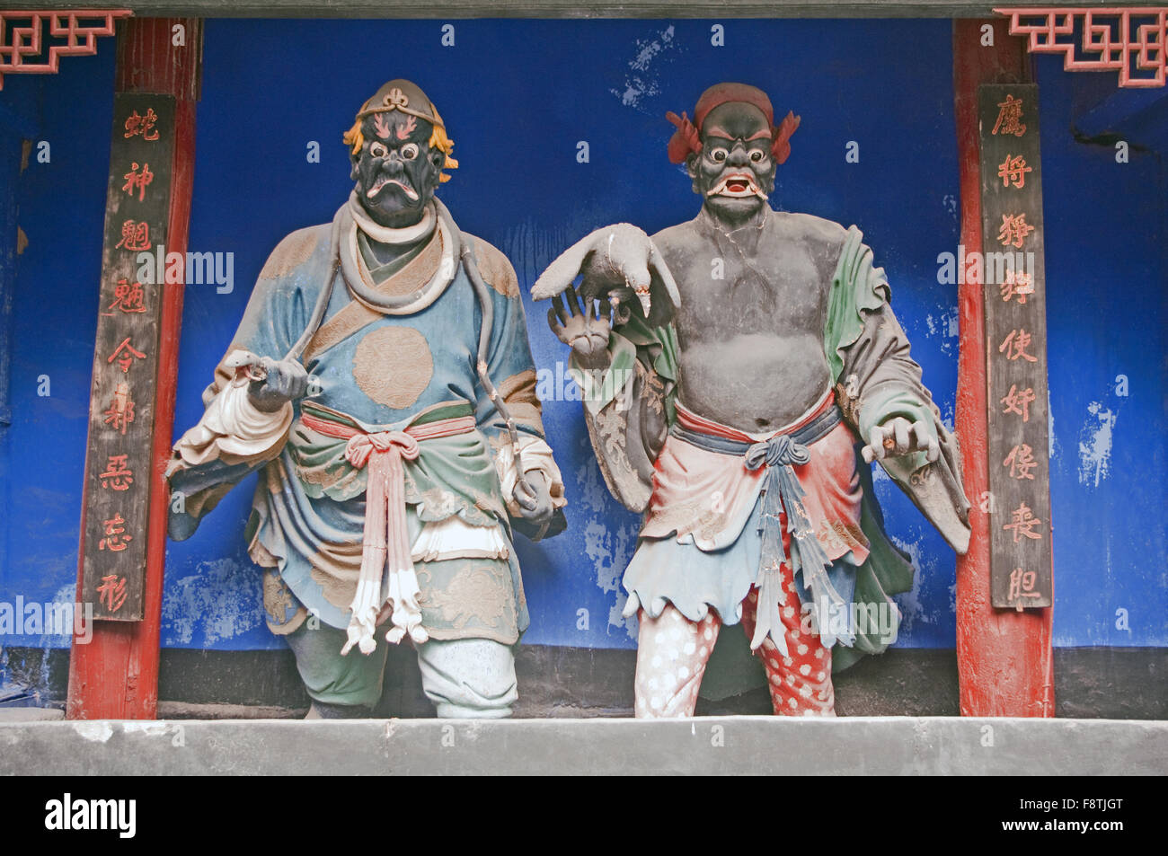 Fengdu Ghost Town, Chongqing, China, Temple, Demon Statues, Guardian ...