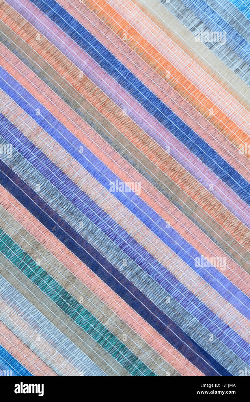 Colored Striped Fabric Background Stock Photo - Alamy