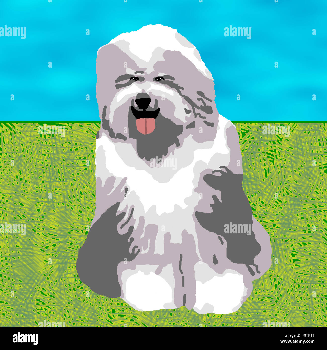 Sheepdog Sitting High Resolution Stock Photography and Images - Alamy