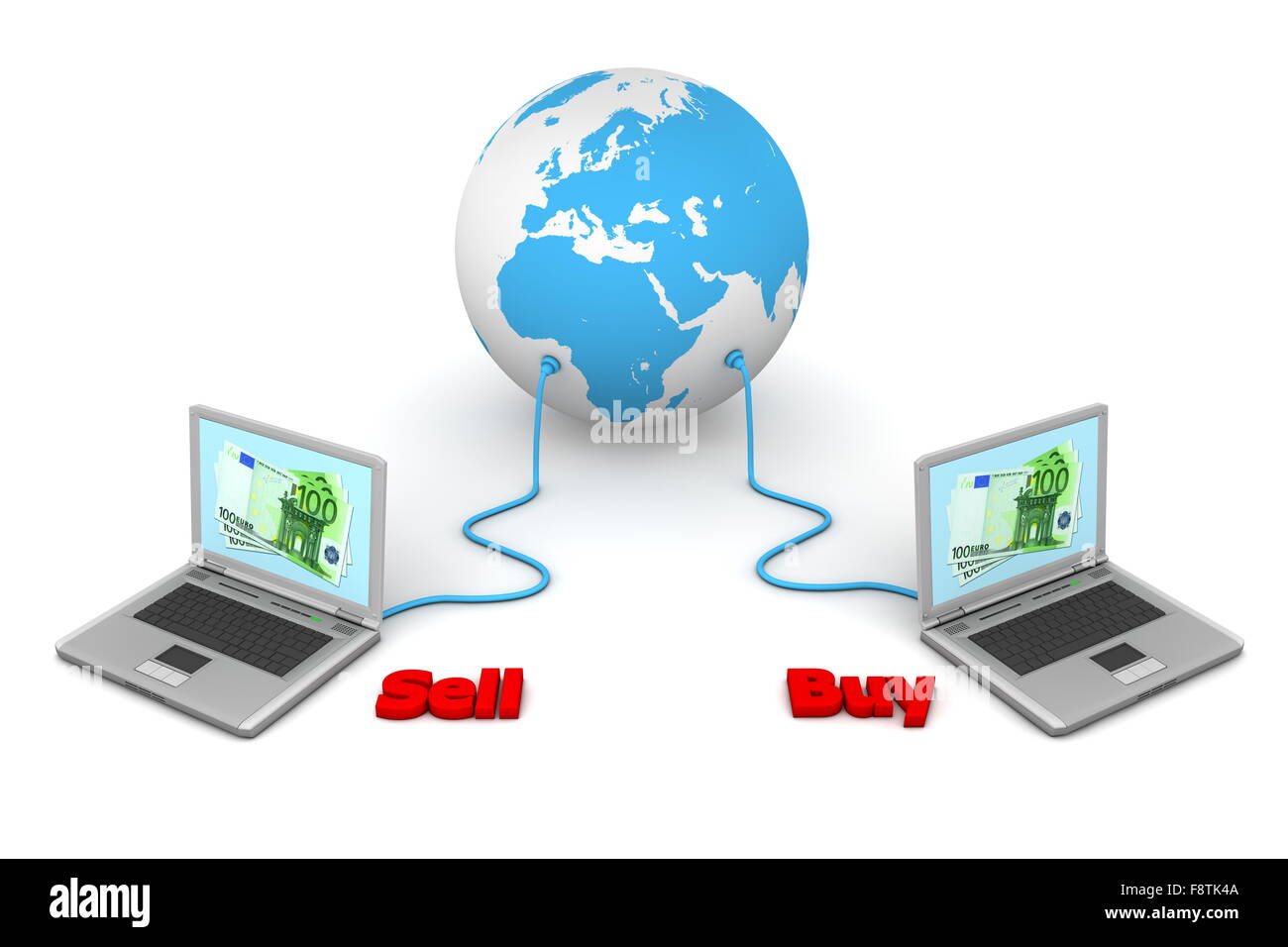 Connected to the World - e-Commerce Stock Photo - Alamy
