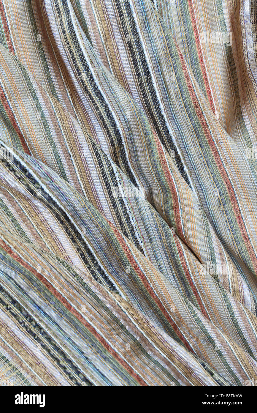 Colored Striped Fabric Background Stock Photo - Alamy