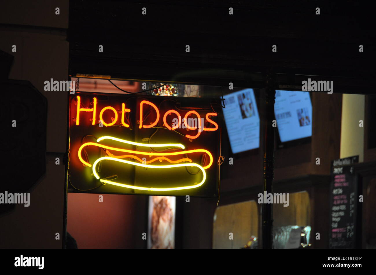neon sign at night Stock Photo - Alamy