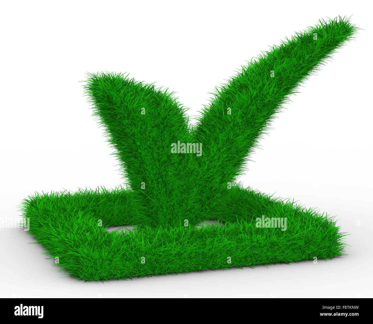 big positive symbol on white background. Isolated 3D image Stock Photo ...