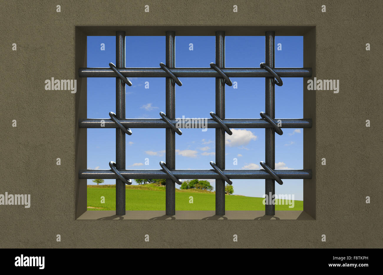 Jail bars window hi-res stock photography and images - Alamy