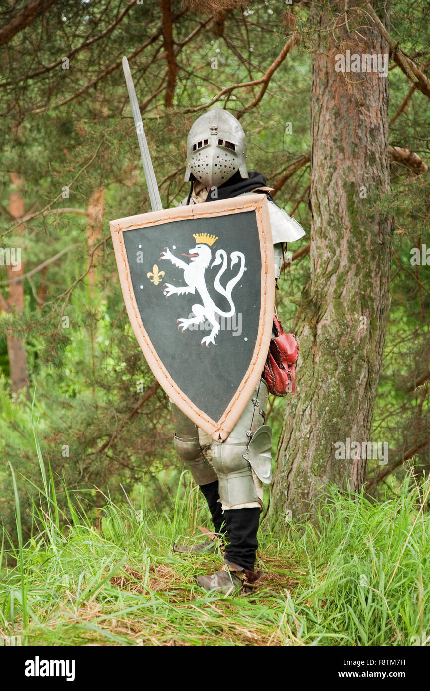 Dark knight standing guard hi-res stock photography and images - Alamy