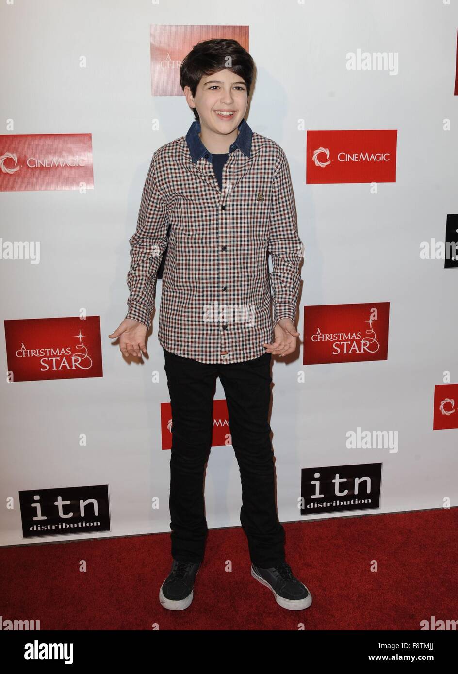 Los Angeles, CA, USA. 10th Dec, 2015. Joshua Rush at arrivals for A ...