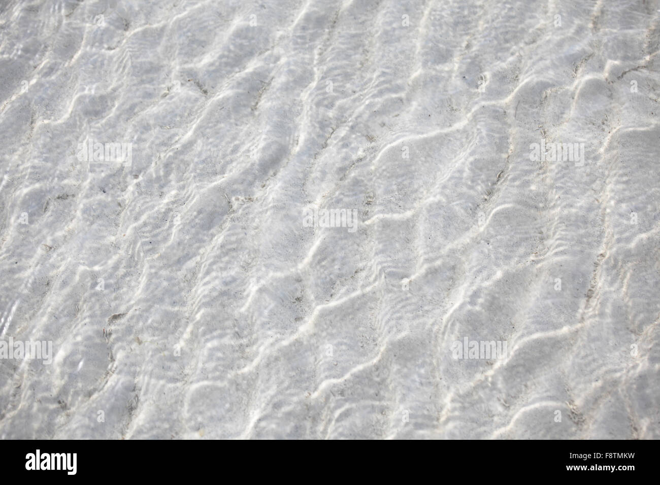 Crystal clear water over sand of the tropical sea Stock Photo - Alamy