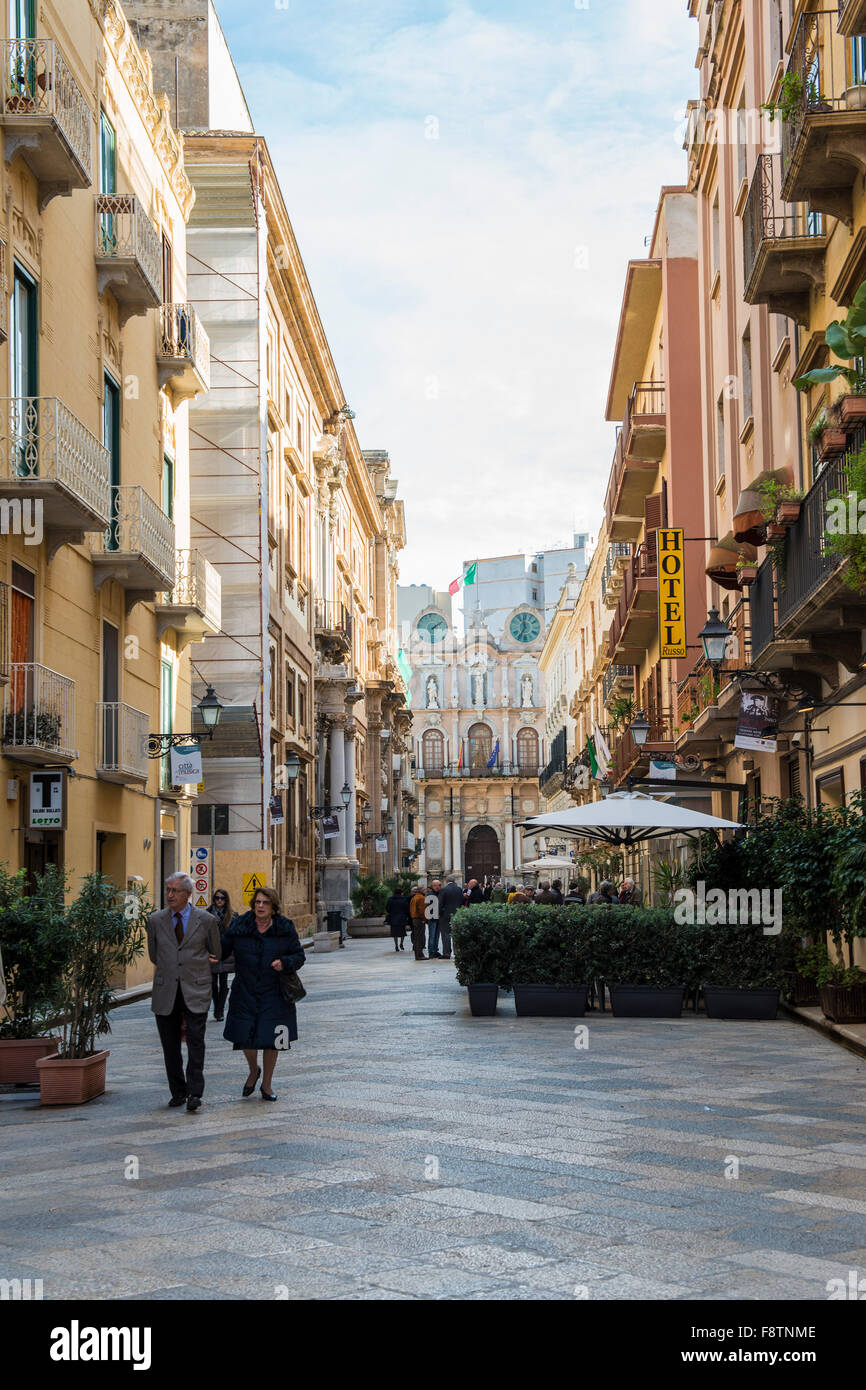 Italy, Sicily, Trapani, old town Stock Photo - Alamy