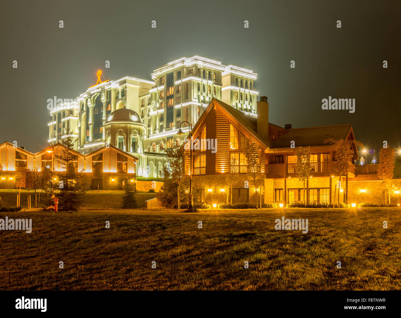 Quba - MARCH 26, 2015: Quba Rixos Hotel on March 26 in Azerbaijan, Quba ...